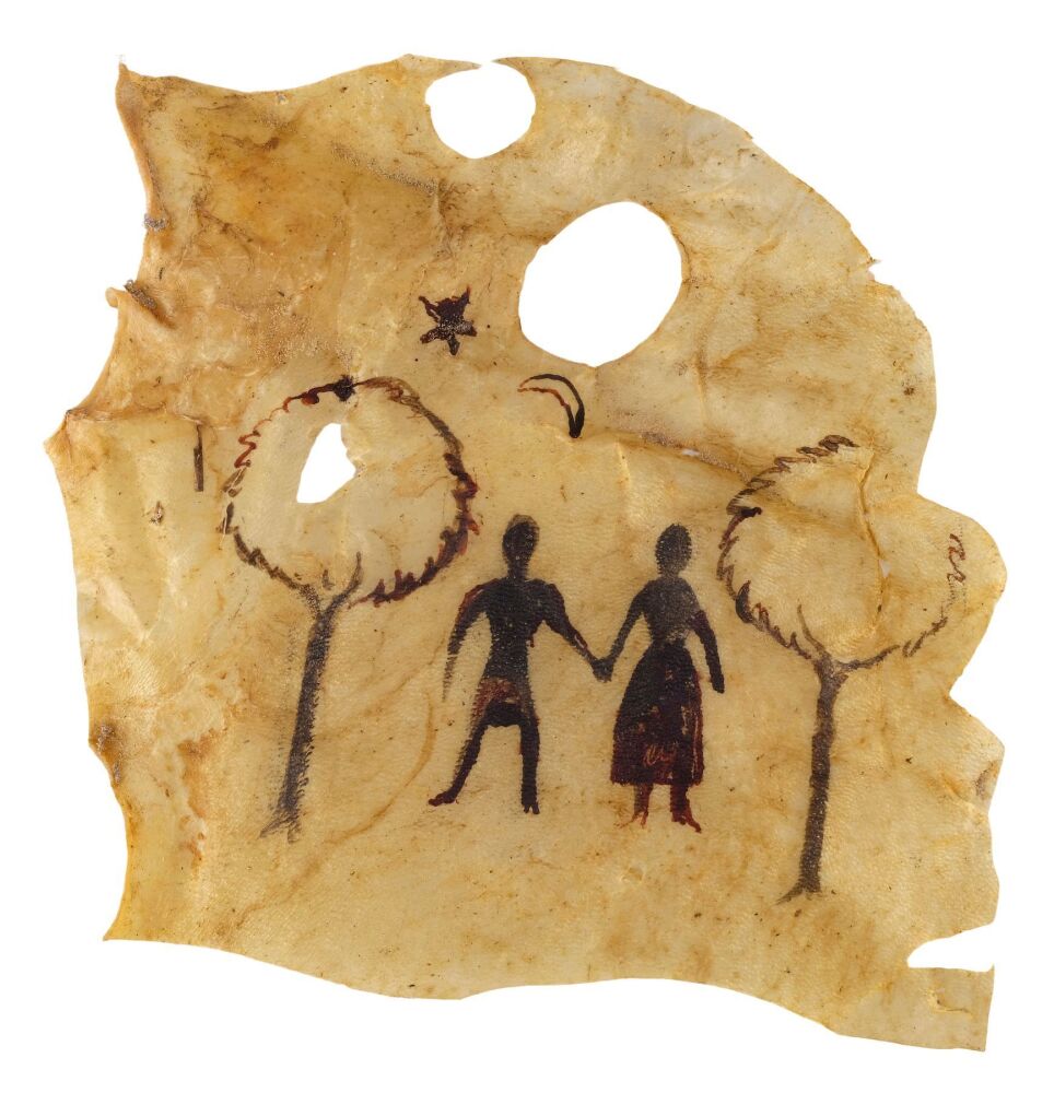 Lot #63: Murron Wallace's (Catherine McCormack) Animal Skin Message ...