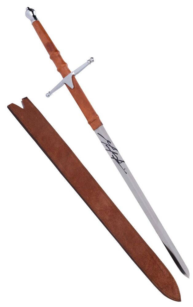 Lot #460: Mel Gibson-Autographed Claymore Sword and Sheath Replica ...