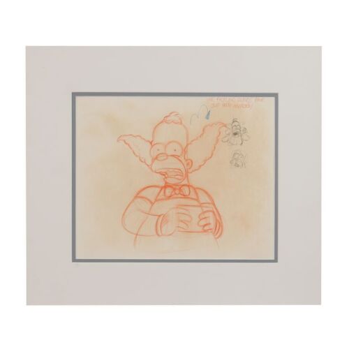2258. Krusty The Clown Original Production Drawing ### THE SIMPSONS (T ...