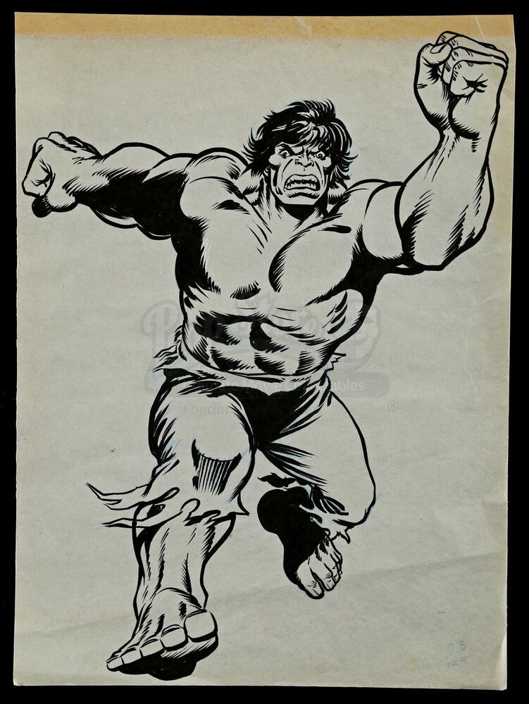 Lot # 461 - Hand-Drawn Original Hulk Artwork By Errol McCarthy